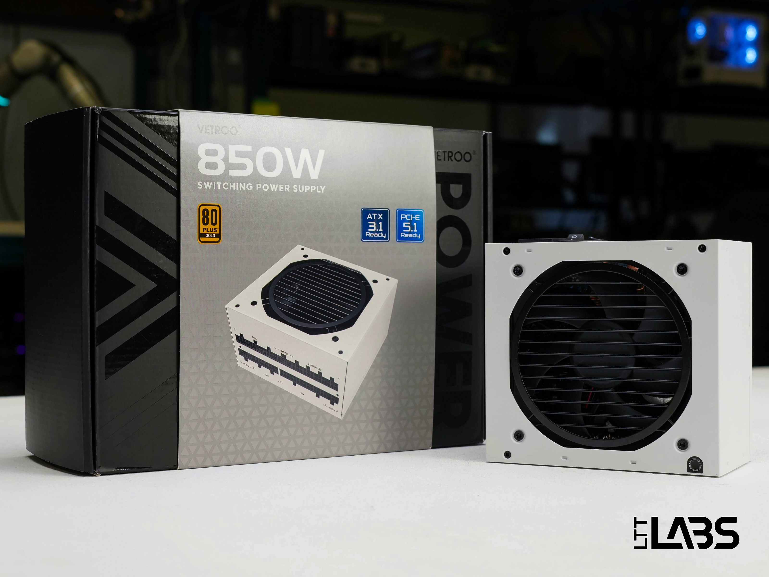 Vetroo Vetroo 850W vs FSP Group Hydro PTM X Pro ATX 3.0 1200W | LTT Labs