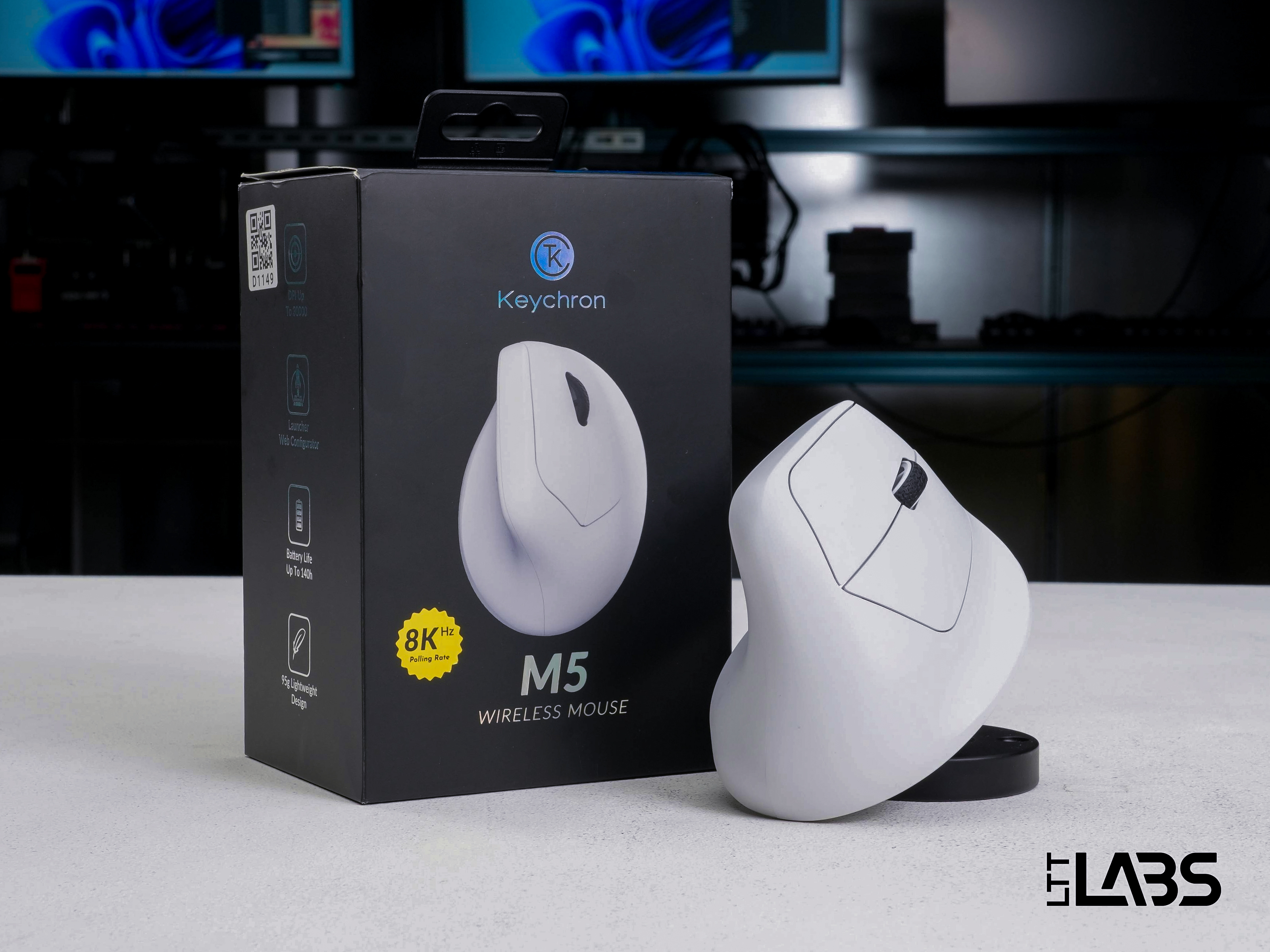 Keychron M5 Wireless Ergonomic Mouse | LTT Labs
